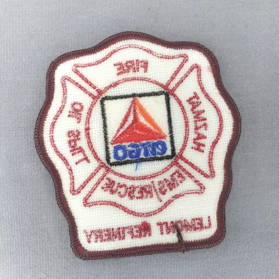 Citgo Hazmat Fire Oil Spill EMS/Rescue Lemont Refinery 3 3/4" Patch | eBay