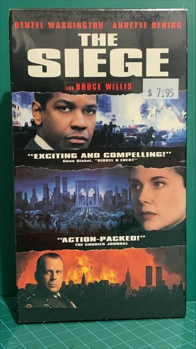 The Siege ( VHS, 1999 ) w/ Denzel Washington Annette Bening Bruce ...