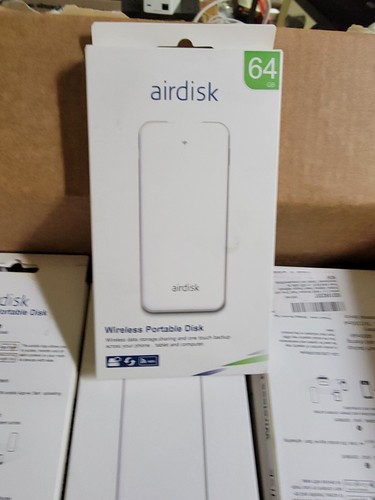 airdisk 2 in 1 64GB Wireless Flash Drive with Powercore 4000mAh ...