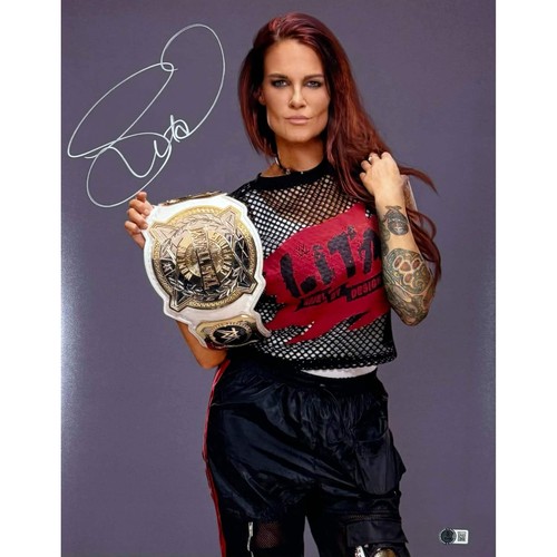 LITA Amy Dumas Autographed 16x20 Championship Belt Photo WWE Diva ...