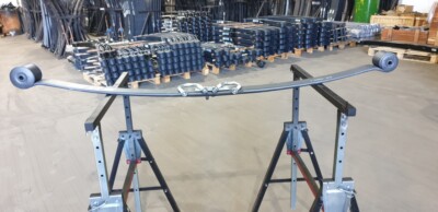 FORD TRANSIT MK7 T260 T280 REAR LEAF SPRING 60MM WIDE INCLUDES U BOLTS ...