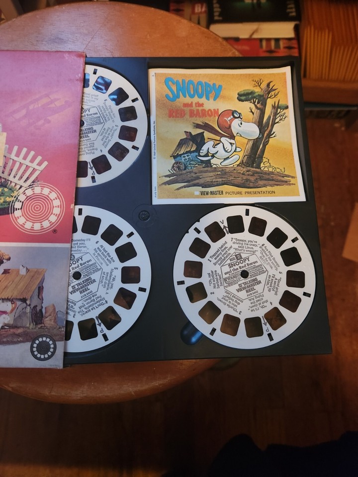 VTG. GAF TALKING VIEW-MASTER. SNOOPY AND THE RED BARON. | eBay