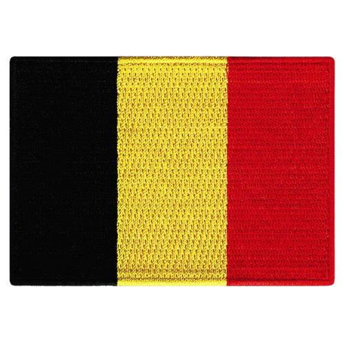 Belgium Flag Patch Iron On / Sew On Badge Football T Shirt Embroidered Applique | eBay