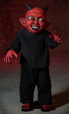 Halloween Monster Kids "Little Devil" Poseable Evil Red Demon Haunted ...