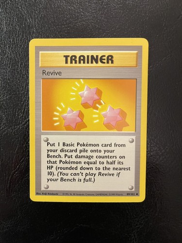 Revive 89/102 - NM - Base Set - Regular Unlimited Uncommon Pokémon TCG ...