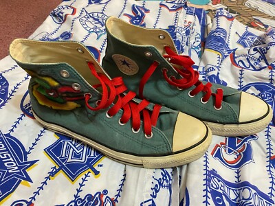 Custom Converse Teenage Mutant Ninja Turtles TMNT Size 9 Raphael | eBay