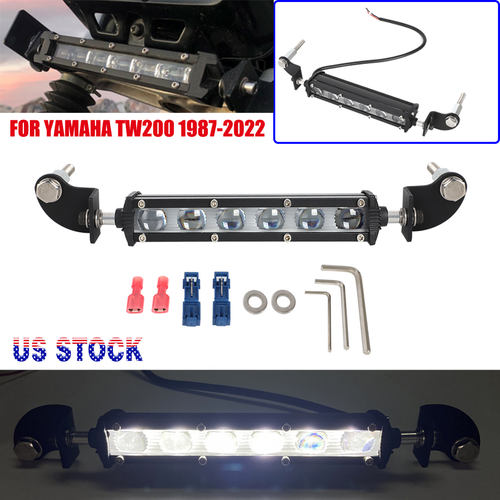 Motorcycle LED Headlight Light Bar Lighting Kit For Yamaha TW200 1987 ...