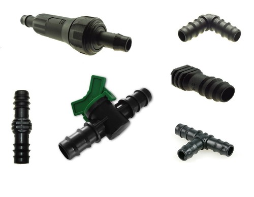 13mm ID 16mm OD Garden Micro Irrigation Watering System Connectors ...