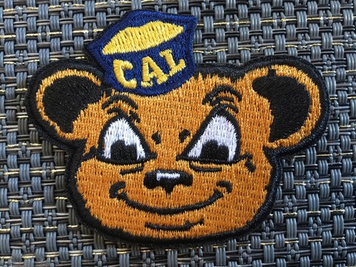 California CAL Golden Bears vintage Embroidered Iron On patch 2.5” X 2 ...