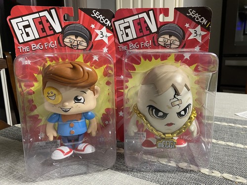 Funnel Boy + MEGGS The Big Fig FGTeeV SEASON 1 Bonkers Toys RARE FGTV ...
