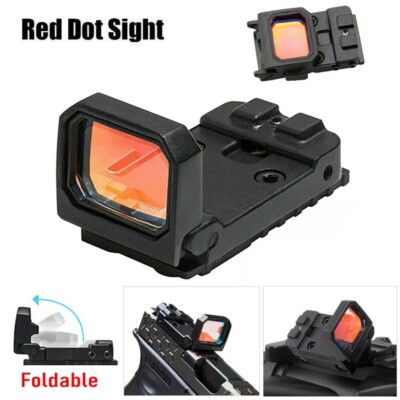 Universal Glock Folding Flip Up Red Dot Laser Sight RMR Holographic ...