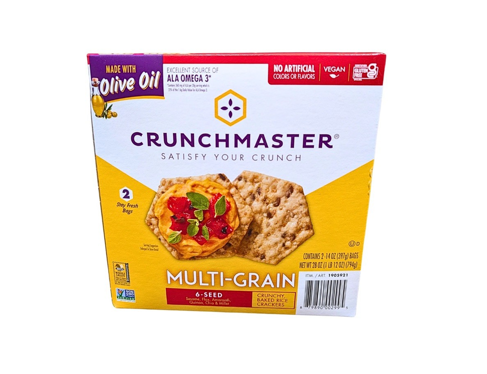Crunchmaster Multi-grain 6 Seed Crackers 2x14 Ounce | eBay