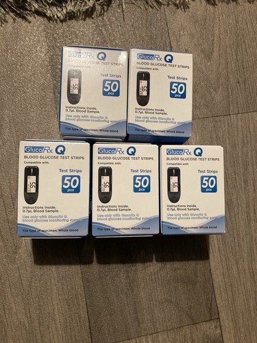 GlucoRx Q Blood Test Strips Expiry 2026 | eBay UK