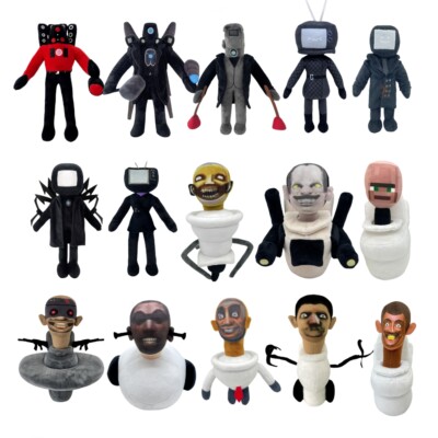 Skibidi Toilet Titan Cameraman Speakerman TV man Plunger Camera Plush ...