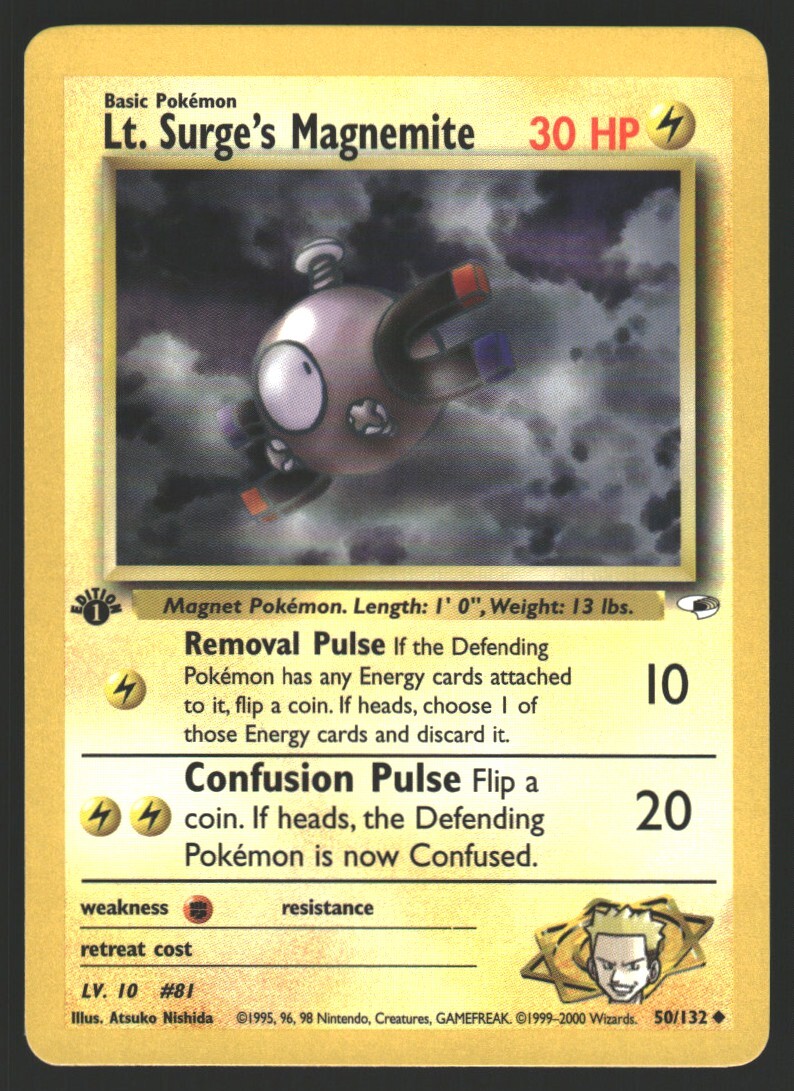 Lt. Surges Magnemite For Sale - MAVIN