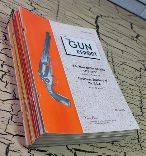 14 VTG The Gun Report Magazine 1973 Mixed Book Lot Firearm Collectors ...