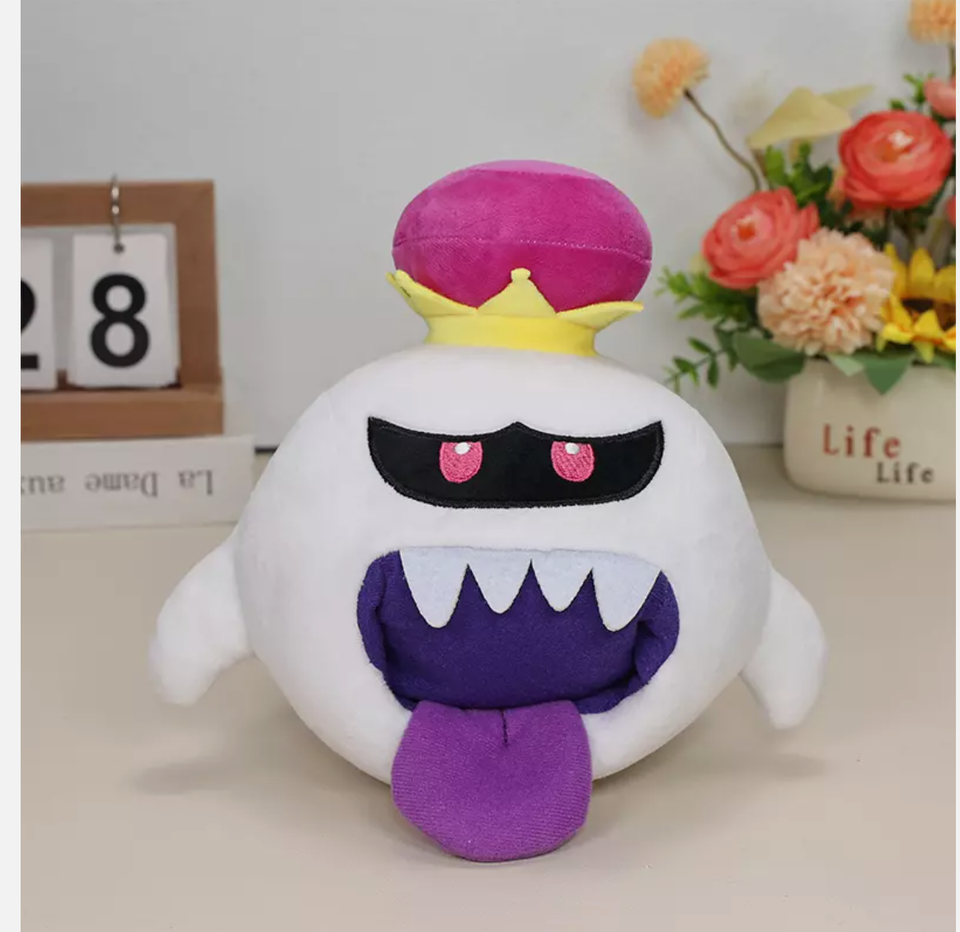 Super Mario Bros King Boo 8" Stuffed Animal Plush Toy Doll | eBay