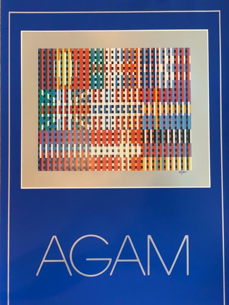 Yaacov Agam "Flags of All Nations-Europe" Mixed Media Serigraph Poster ...