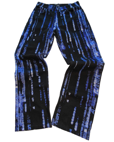 Jaded London Men’s Jeans 28x32 (29x31) MATRIX CODE Straight Leg Fit ...