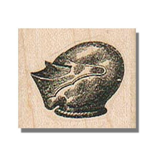 Wood Rubber Stamp, Knight Helmet, Shining Armor, Medieval Prince ...