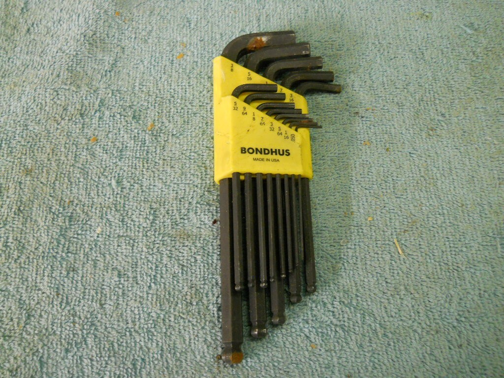 SET OF MACHINIST / TOOLMAKERS BALL END BONDHUS ALLEN WRENCHES (NR) | eBay