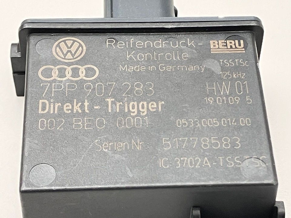 RDKS Transmitter Tyre Pressure Control 7PP907283 VW Touareg 7P Audi A8 ...