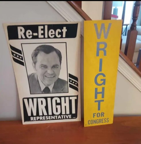 Lot of 2 Vintage 1970s Political Election Campaign Posters Republican ...