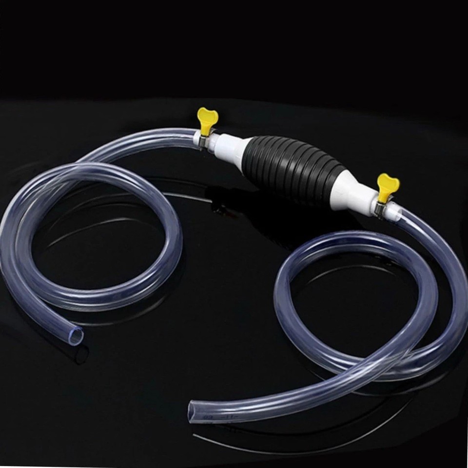 Manual Fuel Pump High Flow Car Hand Siphon Water Petrol Liquid Transfer ...