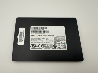 Samsung PM883 3.84TB 2.5” SATA III SSD (MZ7LH3T8HMLT) – Used | eBay