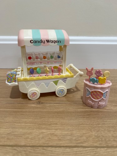 Sylvanian Families Calico Critters Candy Wagon and Candy Stand | eBay