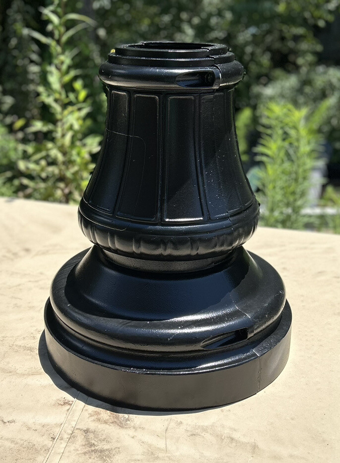 Aluminum Light Pole Decorative Cover Or Shroud, Classical Style 6” Pole ...