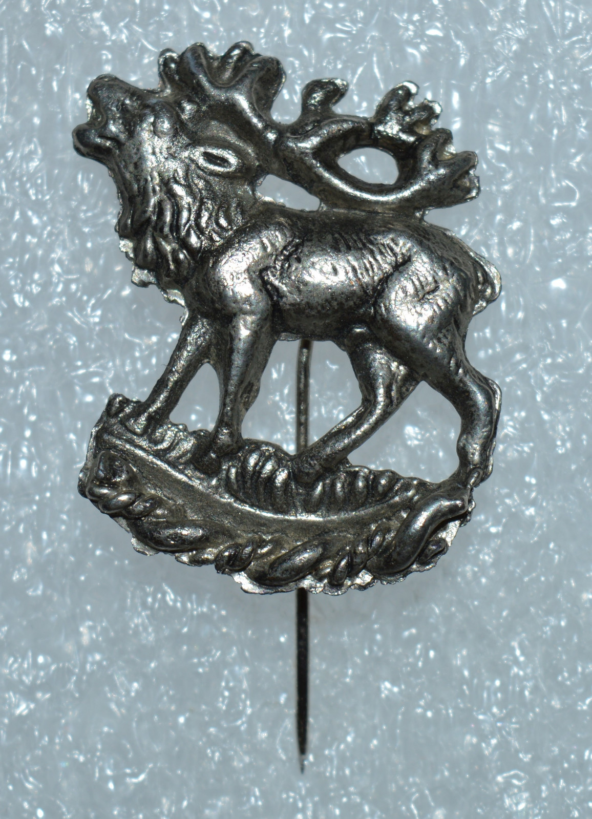 Hunting Deer Stag vintage 70s hat lapel pin badge Hirsch Anstecknadel ...