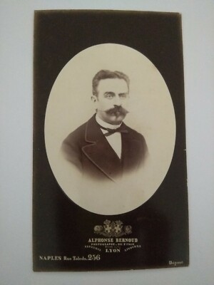 CDV ALPHONSE BERNOUD NAPOLI FIRENZE LYON LIVORNO Supporto lucido e ...
