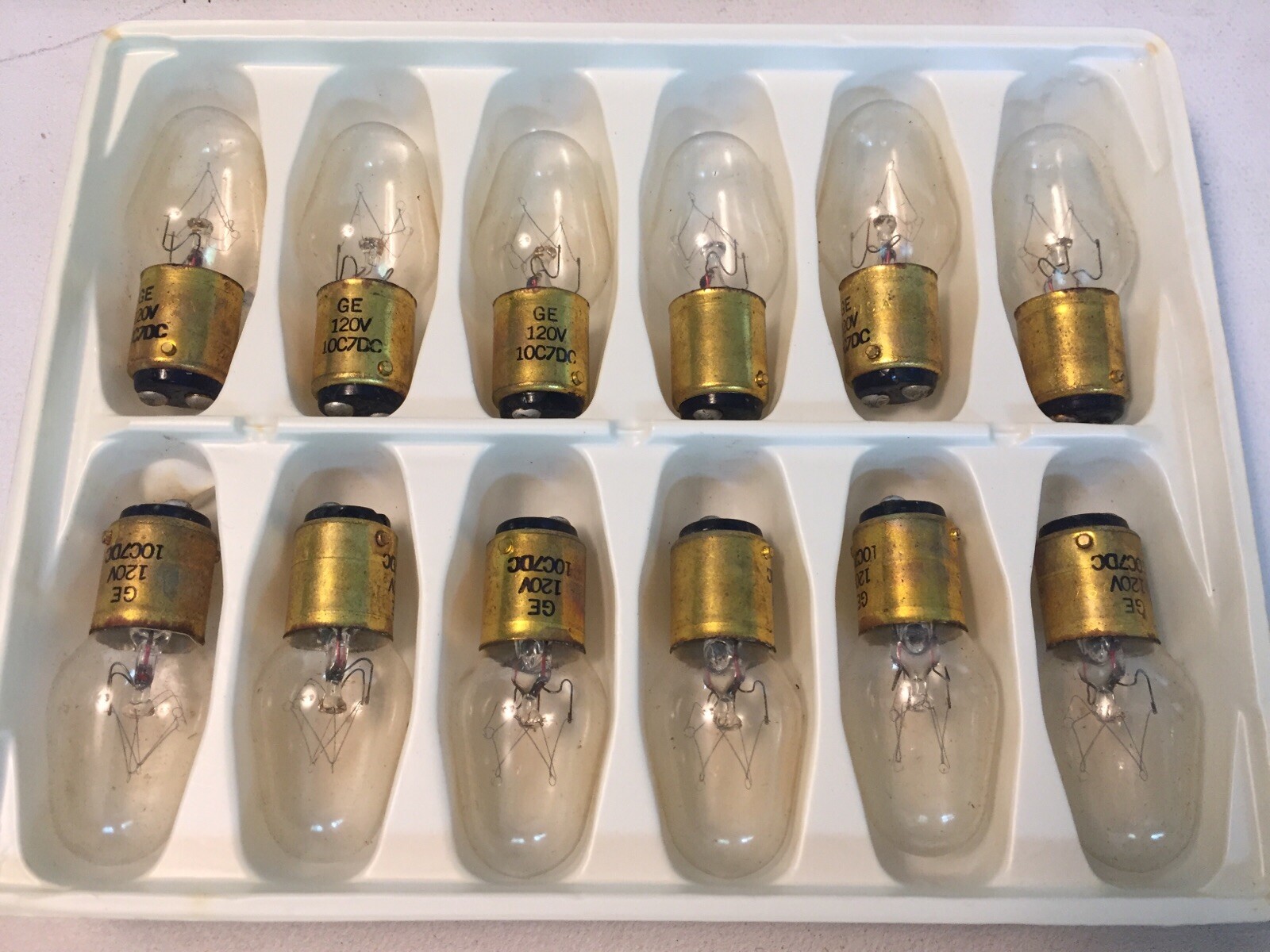 4 Boxes GE 10-Watts Indicator Lamps (48 Lamps) CLEAR 115-125 Volt | eBay