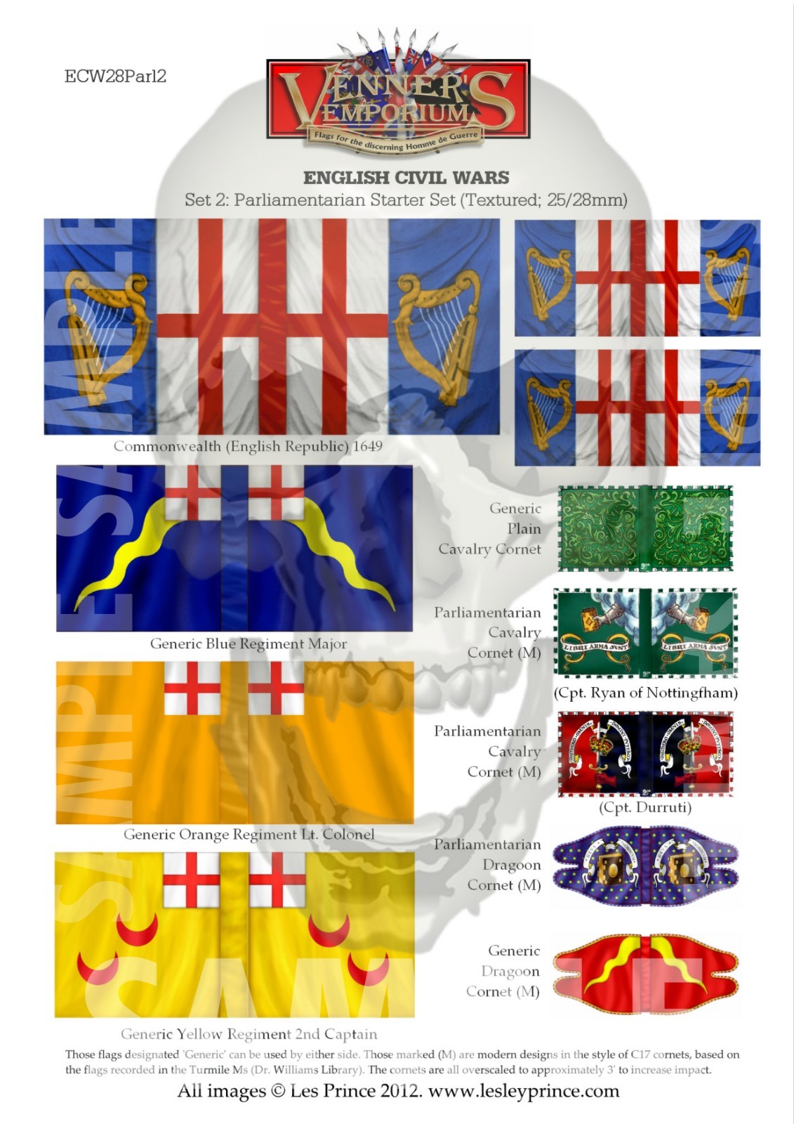 English Civil War Flags