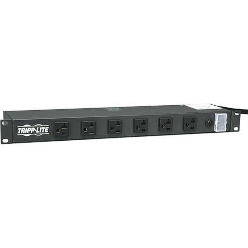 Tripp Lite by Eaton 1U Rack-Mount Power Strip, 120V, 20A, 5-20P, 12 ...