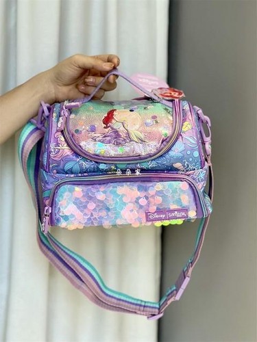 Disney Smiggle Ariel Mermaid Princess Kid Backpack Lunch Bag B'day Gift ...