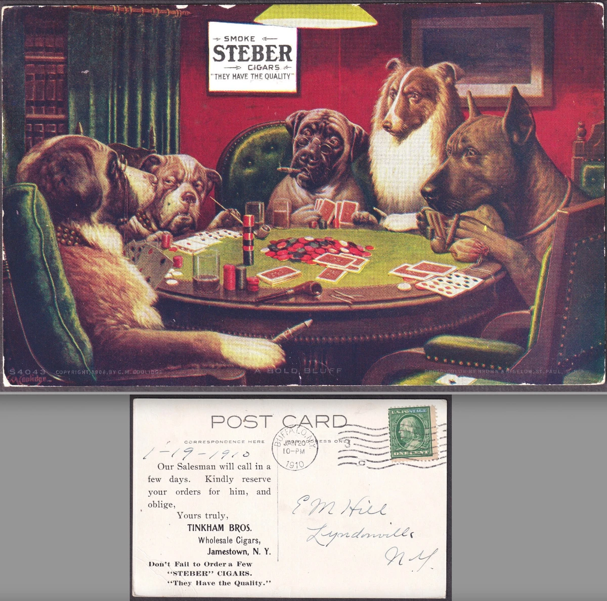 Dogs Playing Cards Original