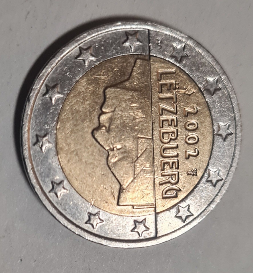 2 Euro Münze 2002 Letzebuerg / Luxemburg | eBay