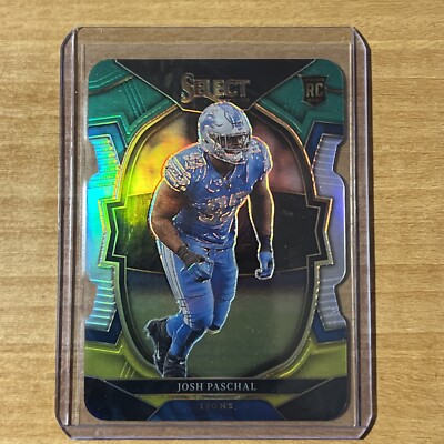 2022 Panini Select Josh Paschal Green & Yellow Concourse Prizm Die Cut ...