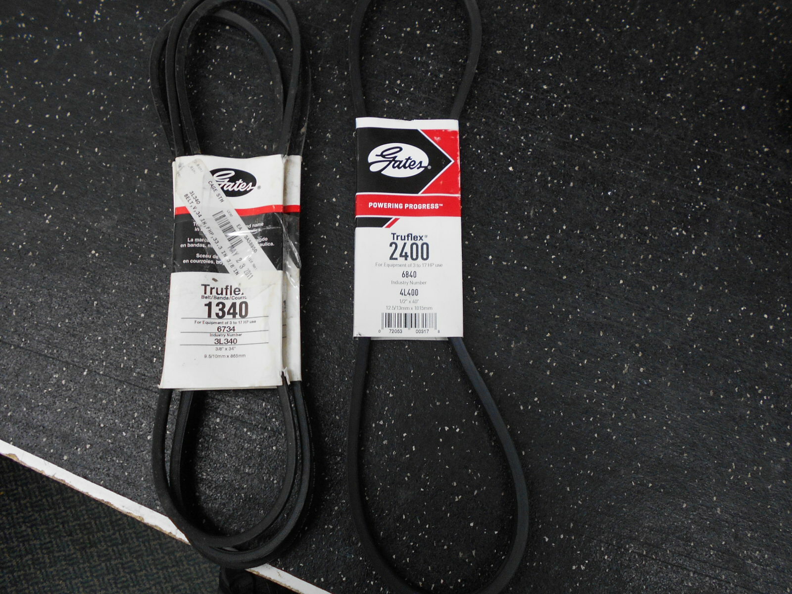 ASSORTED LOT OF GATES 3L340 1340 GATES 4L400 2400 V BELT | eBay