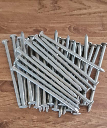 100mm GALVANISED ROUND WIRE 4 INCH NAILS TIMBER FLAT HEAD GENERAL ...