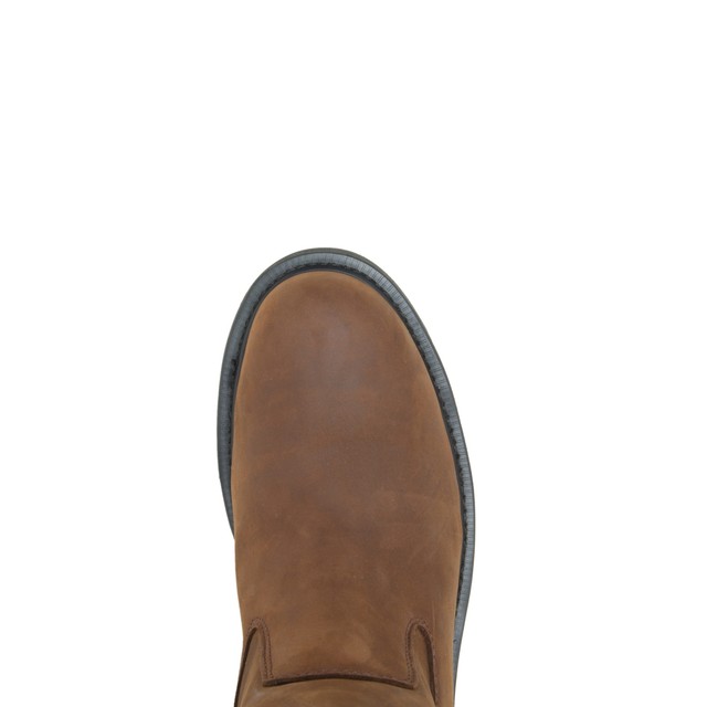 Wolverine 10 Brown Slip Resistant EH Soft Toe Wellington Boot W04727 ...