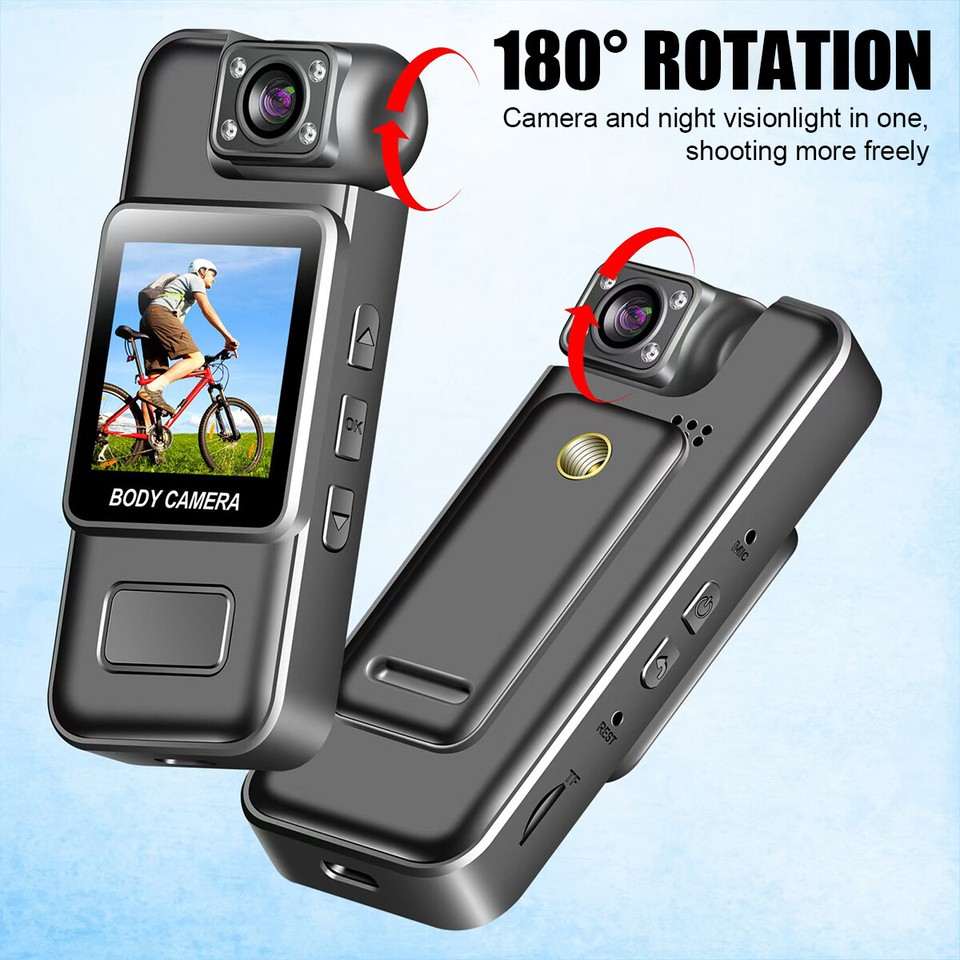 4K 1080P Video Recorded DVR IR Night Cam WIFI Camcorder Mini Police ...