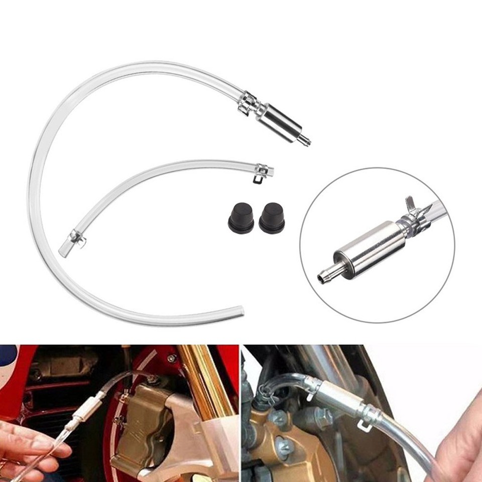 Brake Bleeder Hose - One Way Check Valve Tube Bleeding Tool Kit for ...