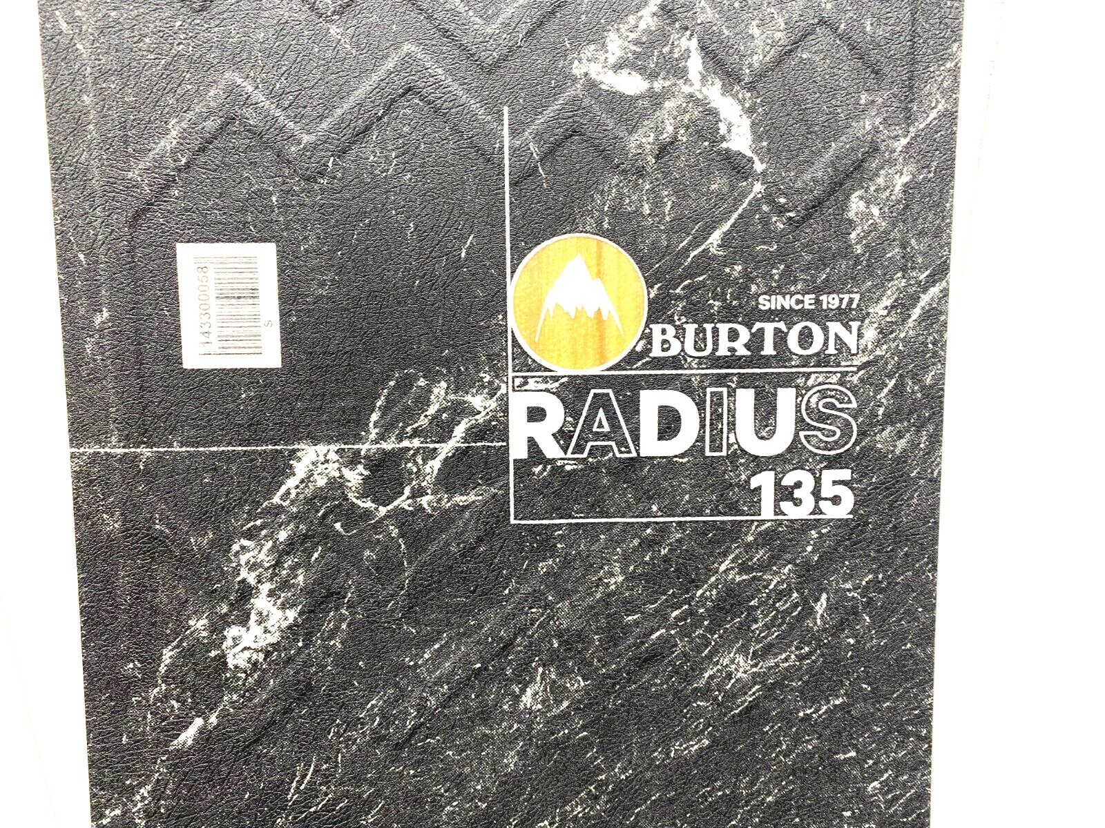 Burton Radius 135 Flat Top 10980104000 Snowboard Green & Black Size 135 ...