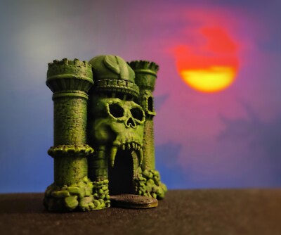 Mini 3" Desktop MOTU Castle Grayskull | eBay