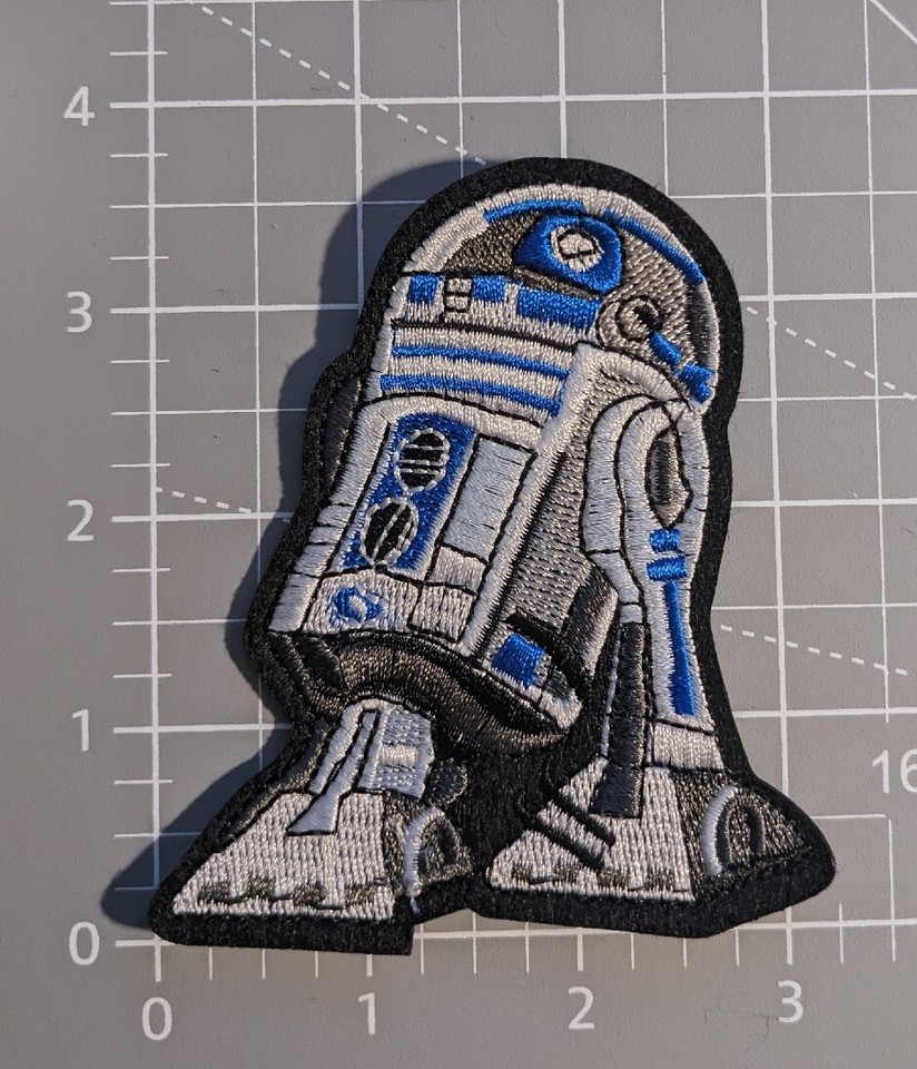 R2D2 Star Wars Patch Disney Droid Sci Fi Movies Film Embroidered Iron ...