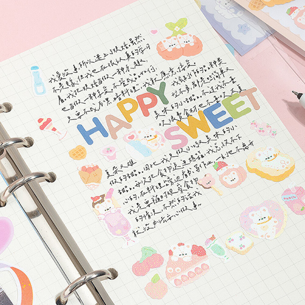 R# PVC Self-Adhesive Sticker Decorative Decals Cartoon Stickers(Ribbon ...