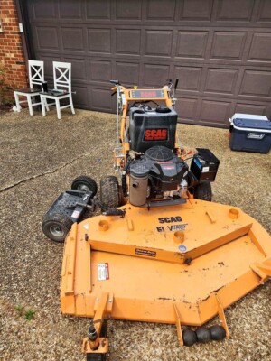 Zero Turn SCAG Mowers With 61 inch Deck with Sulky -used 96 hours | eBay